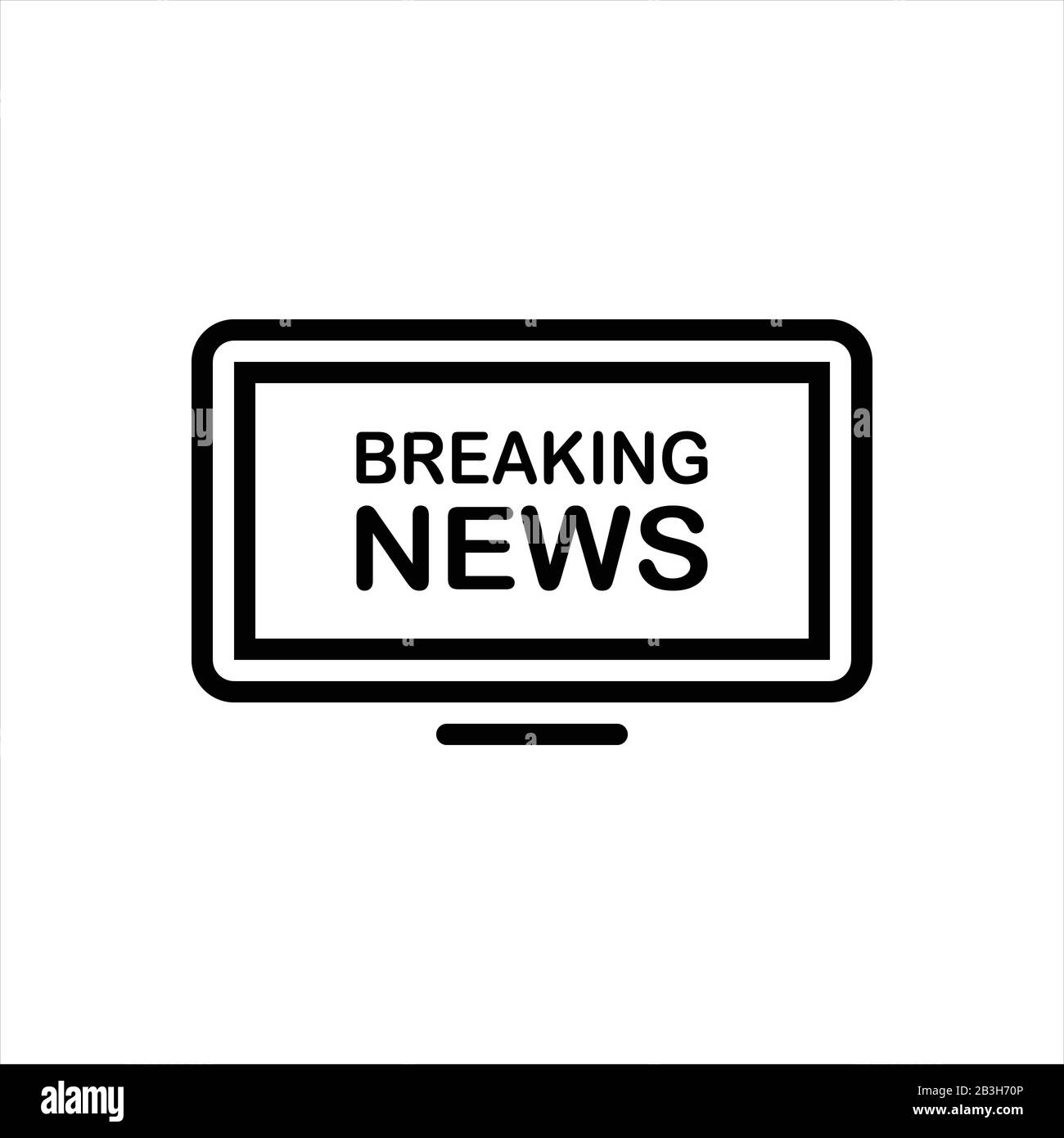 Icon for news ,breaking Stock Vector Image & Art - Alamy