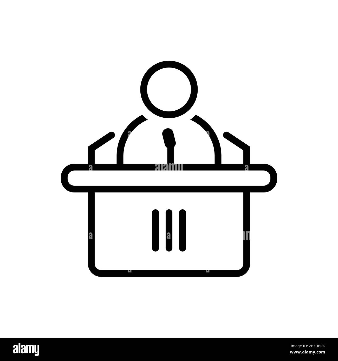 Conference icon hi-res stock photography and images - Alamy