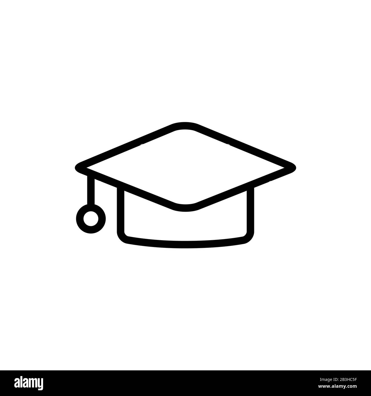 Education cap icon Stock Vector Image & Art - Alamy