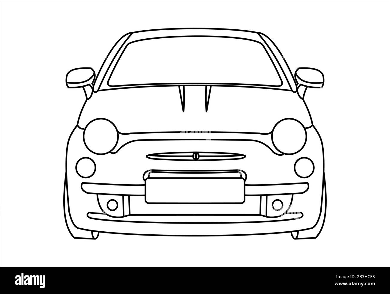 Car Outline Front