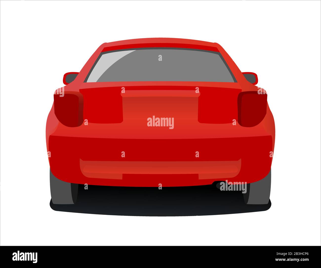 Car Rear View Clipart