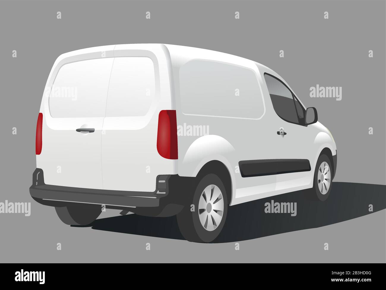 Back three quarters view Stock Vector Images - Alamy