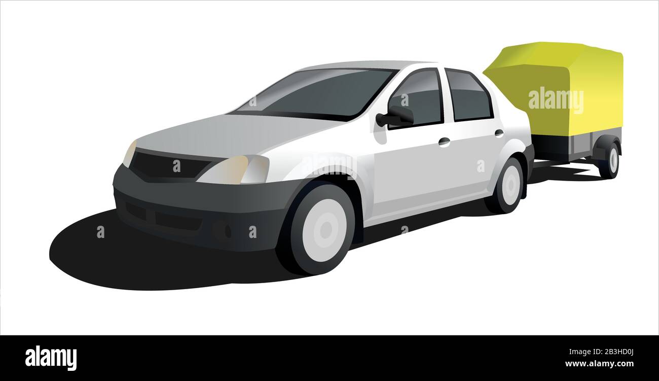 Vehicle front quarter view Stock Vector Images - Alamy