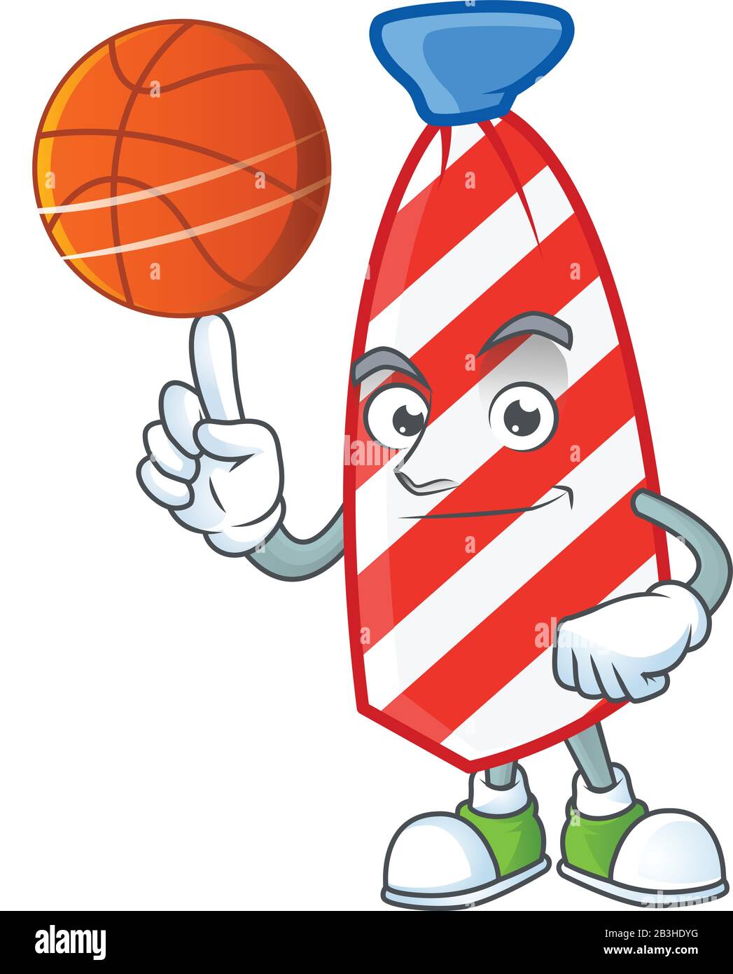 Cartoon red blue striped necktie hi-res stock photography and images ...