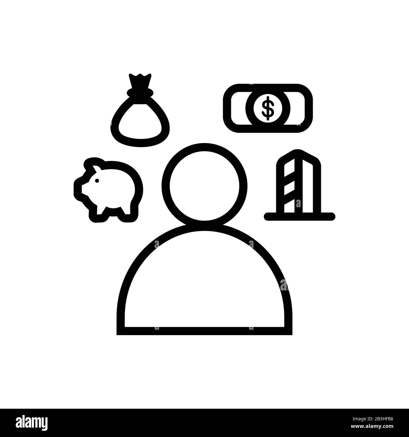 Retirement plan icon Stock Vector Image & Art - Alamy