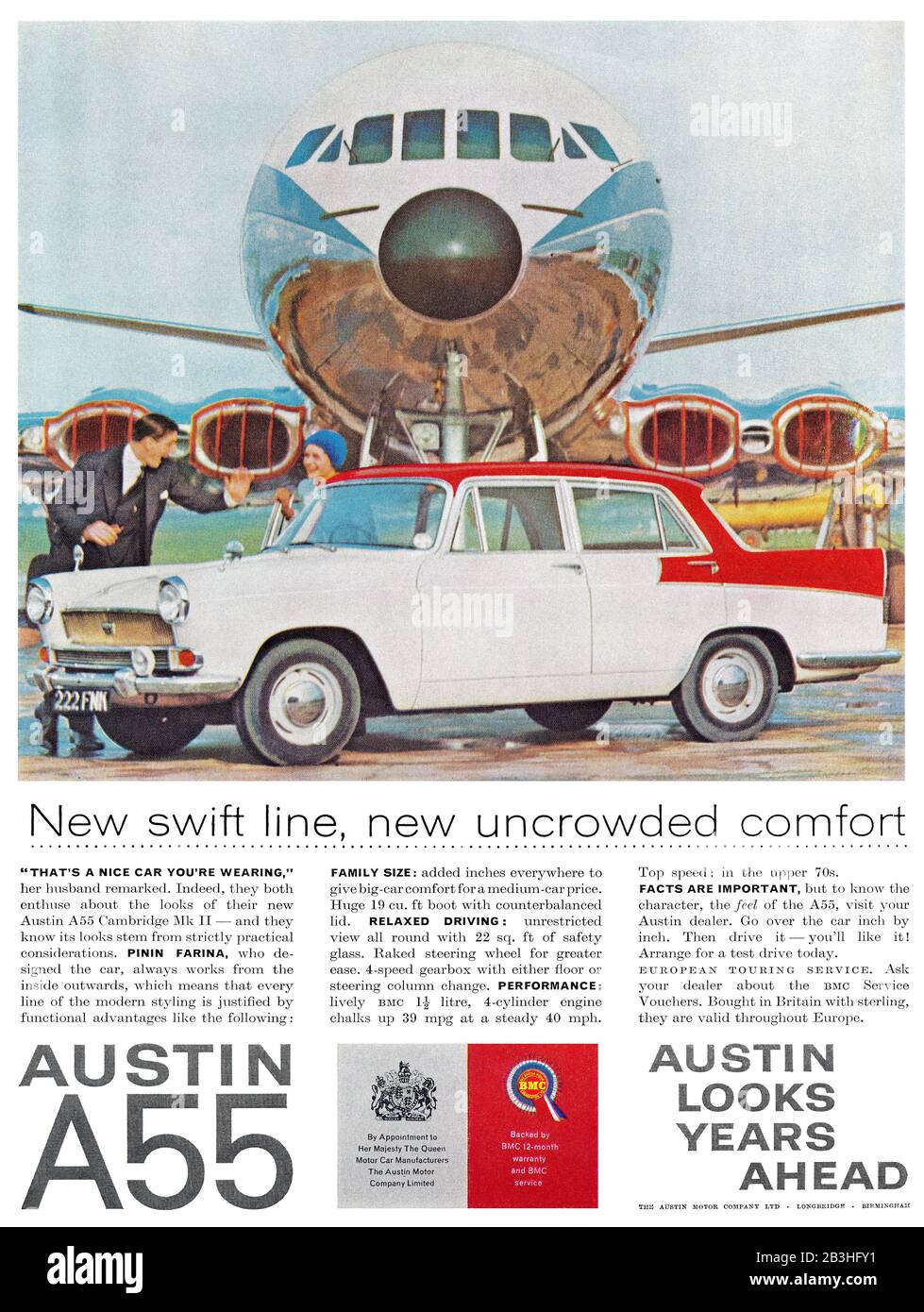 1950s british car advert hi-res stock photography and images - Alamy