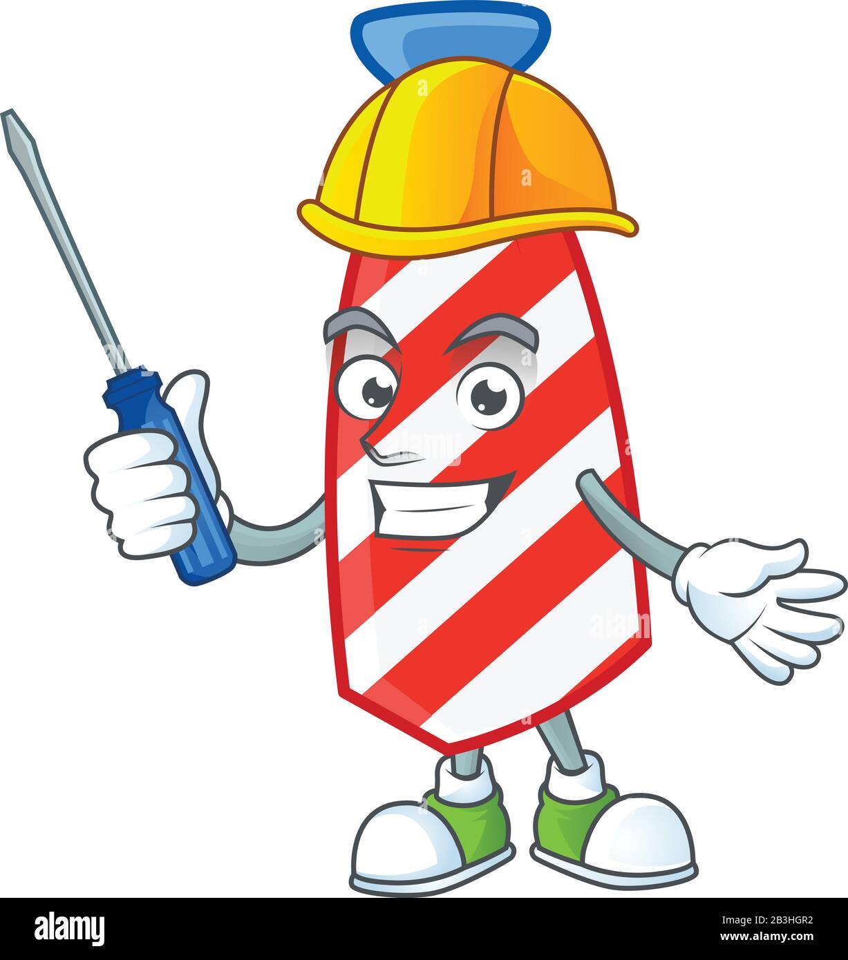 Cartoon red blue striped necktie hi-res stock photography and images ...