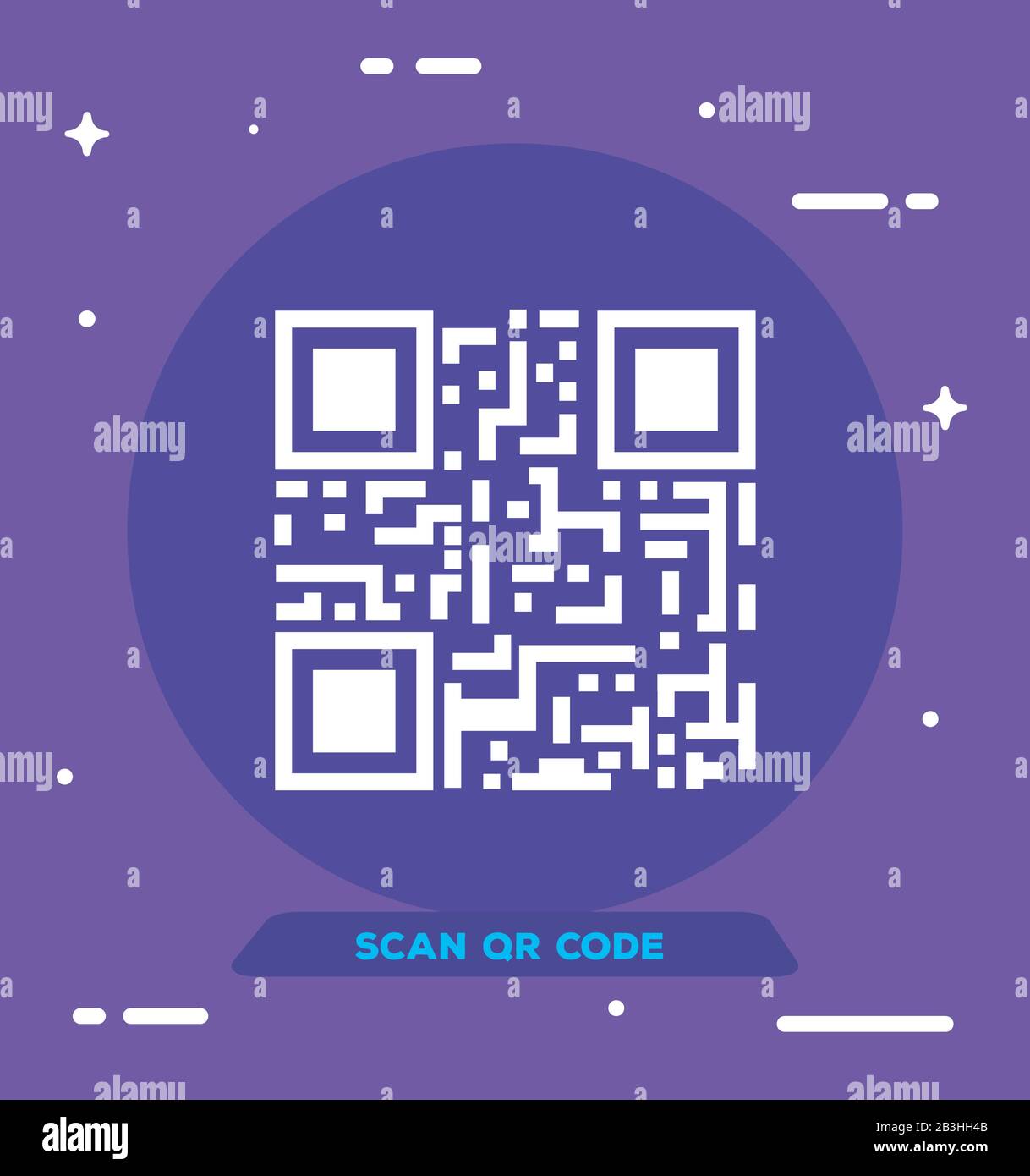 poster of code qr icon Stock Vector Image & Art - Alamy