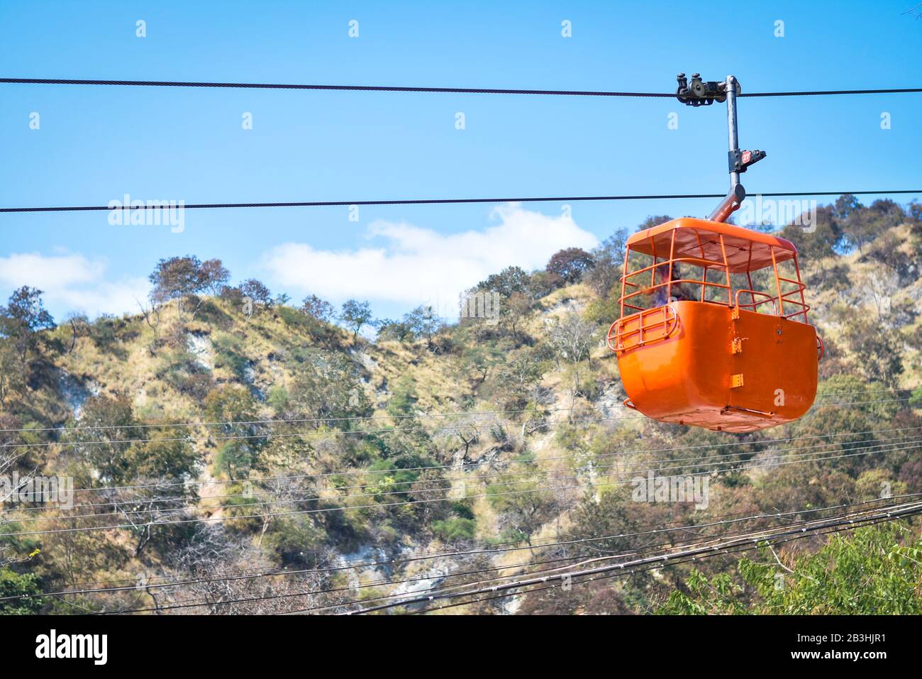 cable car on top of the mountain Stock Photo - Alamy