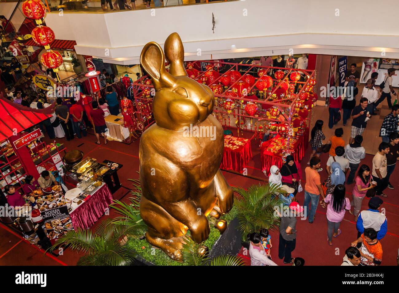 Chinese new year rabbit statue hi-res stock photography and images - Alamy