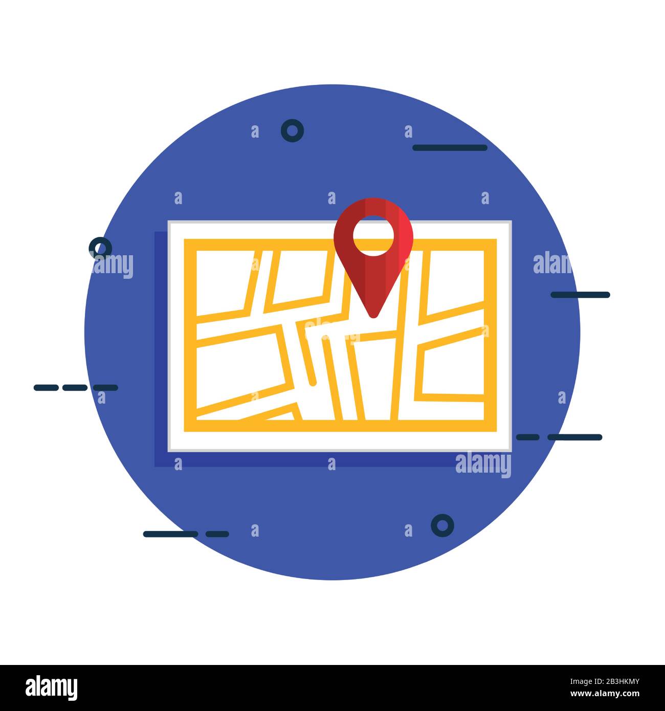 Gps mark and map vector design Stock Vector Image & Art - Alamy