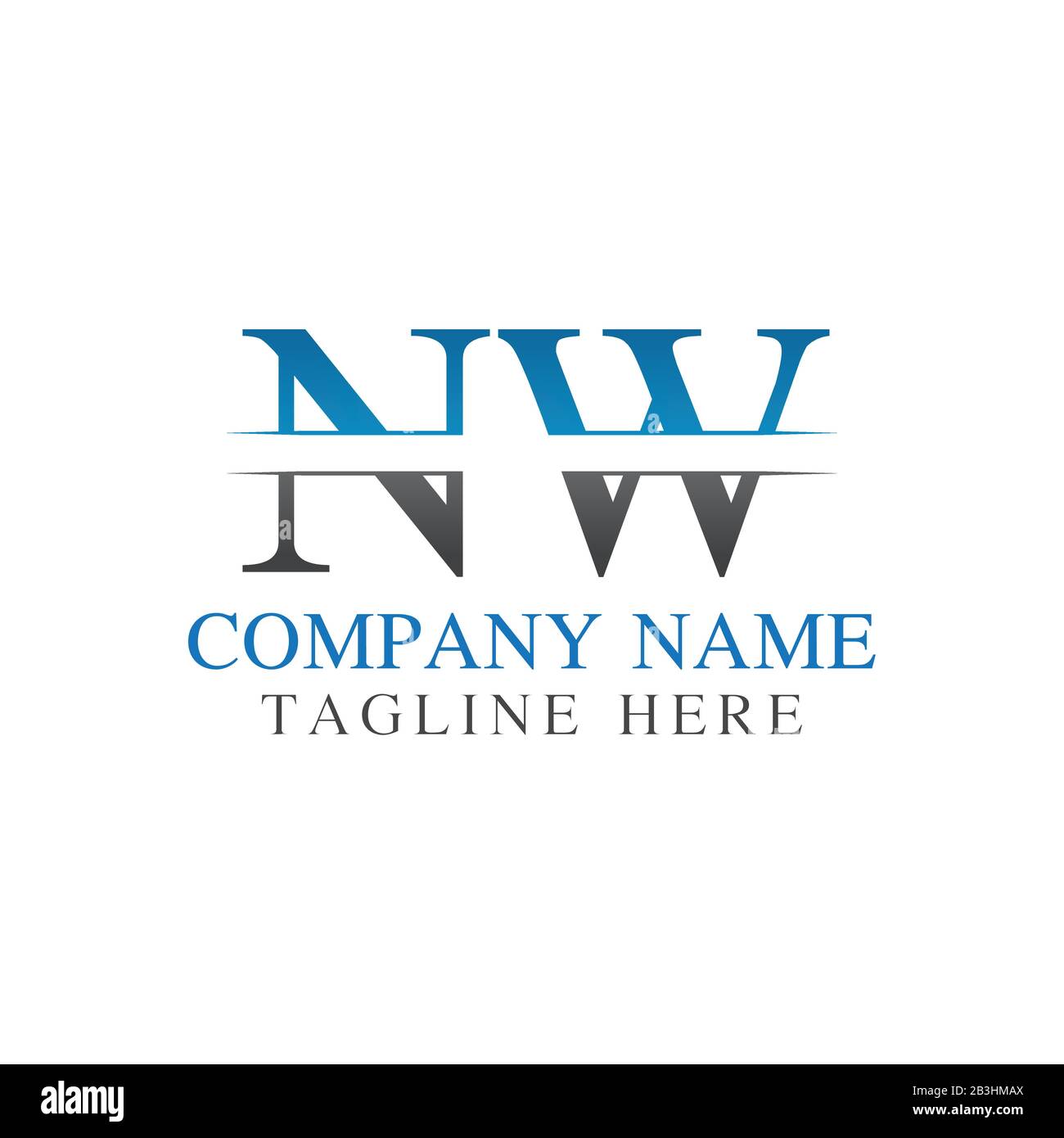Initial Monogram Letter NW Logo Design Vector Template. NW Letter Logo ... Initial Monogram Letter NW Logo Design Vector Template. NW Letter Logo ...