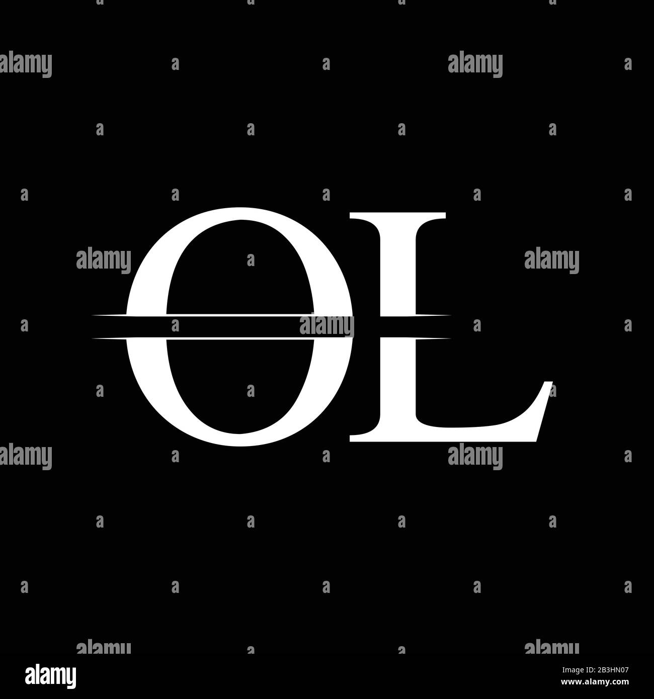 Initial Monogram Letter OL Logo Design Vector Template. OL Letter Logo ...