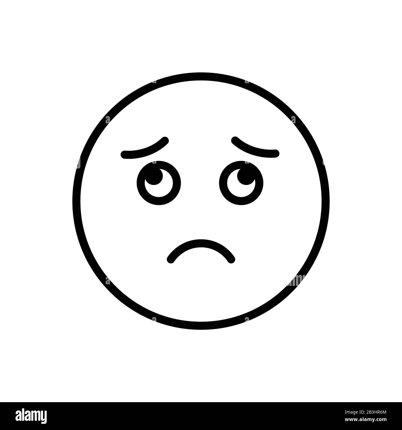 Sad shape Black and White Stock Photos & Images - Alamy
