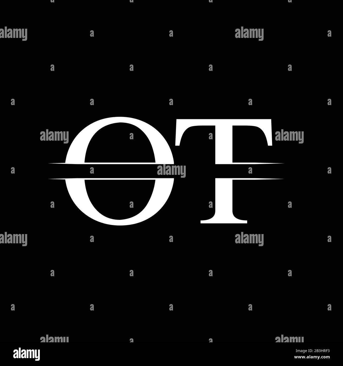 Initial Monogram Letter OT Logo Design Vector Template. OT Letter Logo ...