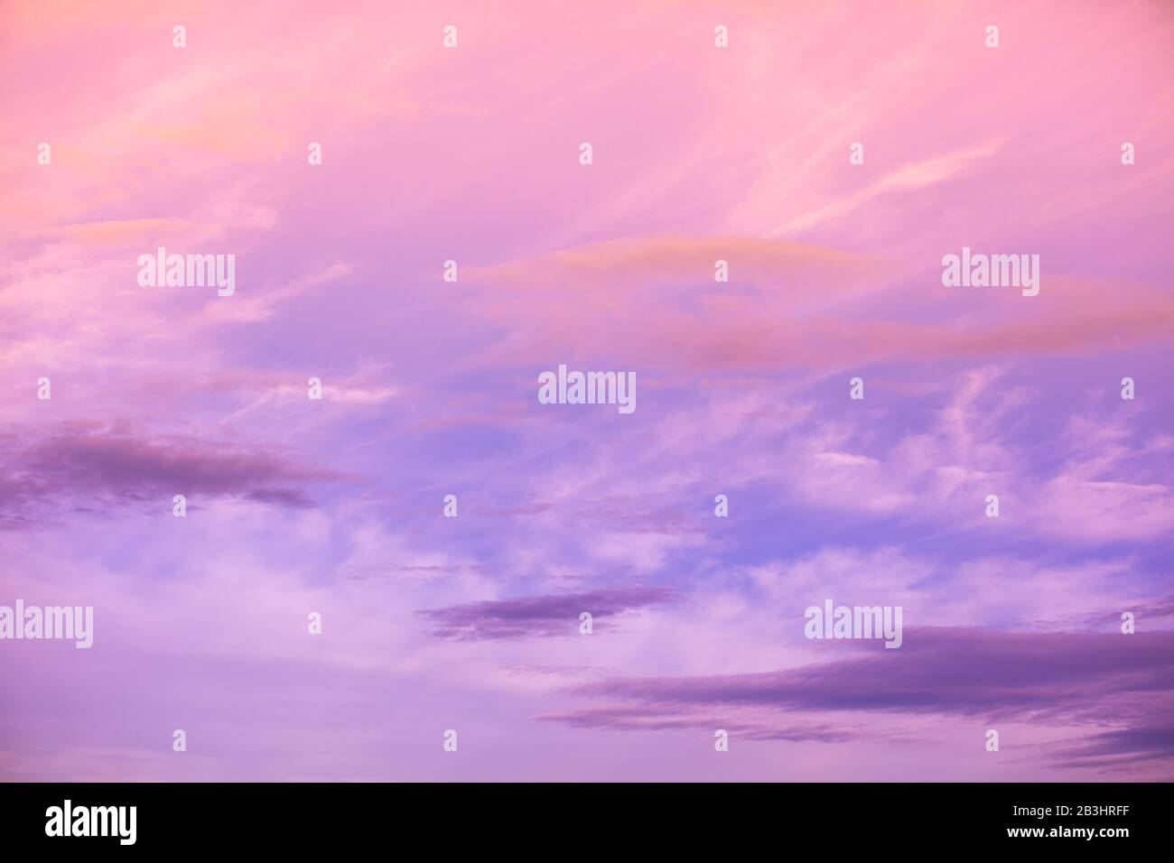 Colorful cloudy sky at sunset. Gradient color. Sky texture. Abstract ...