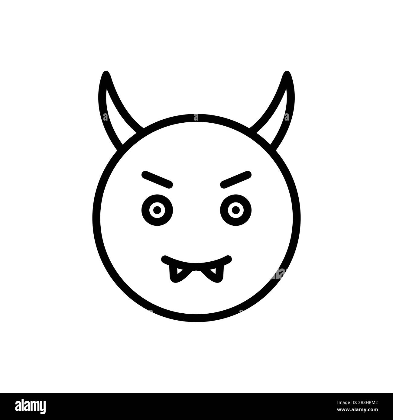 Devil icon hi-res stock photography and images - Alamy