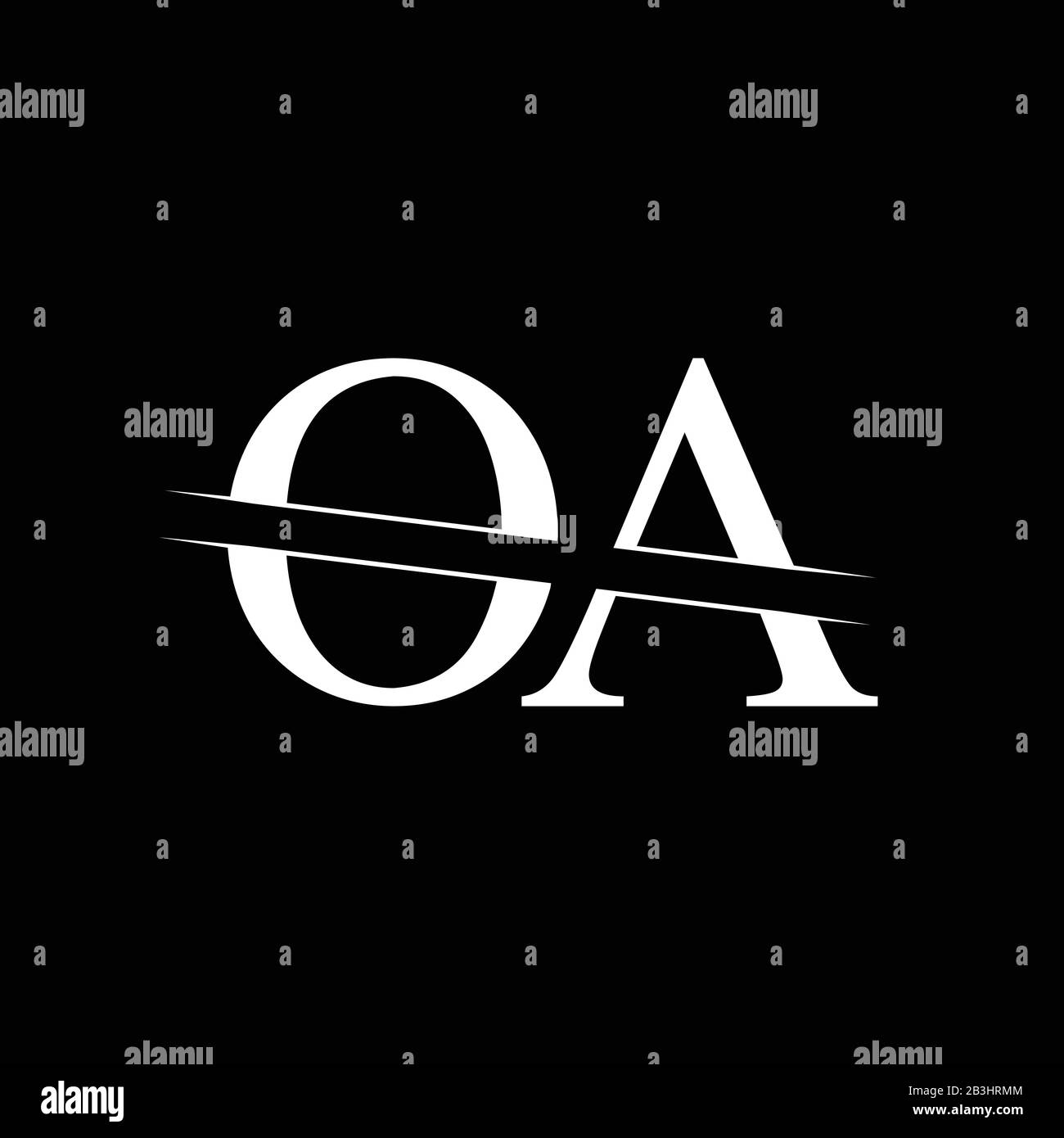 Oa logo design hi-res stock photography and images - Alamy