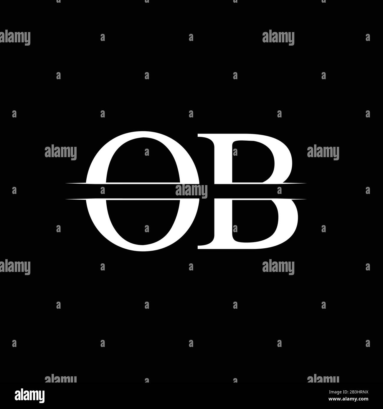 Initial Monogram Letter OB Logo Design Vector Template. OB Letter Logo ... Initial Monogram Letter OB Logo Design Vector Template. OB Letter Logo ...