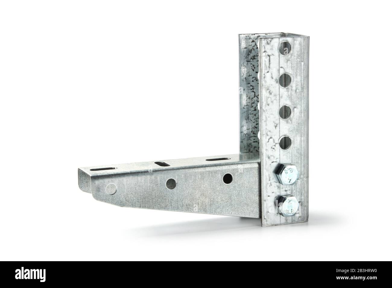 The reinforced wall bracket is assembled from standard parts with bolts ...