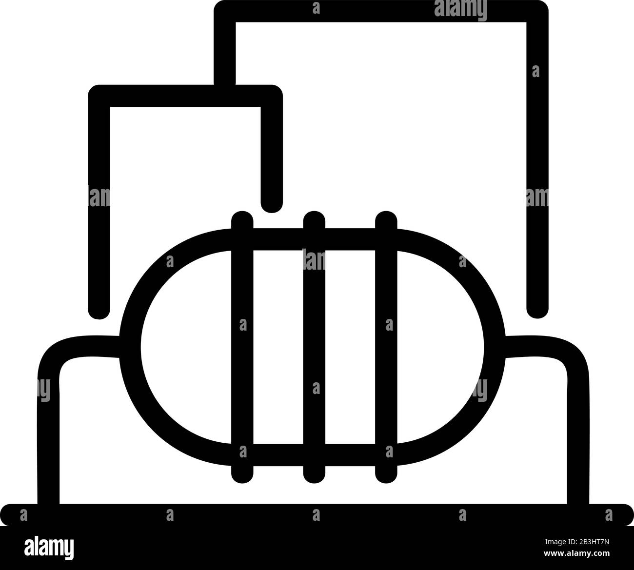 facility icon vector. Isolated contour symbol illustration Stock Vector Image & Art - Alamy