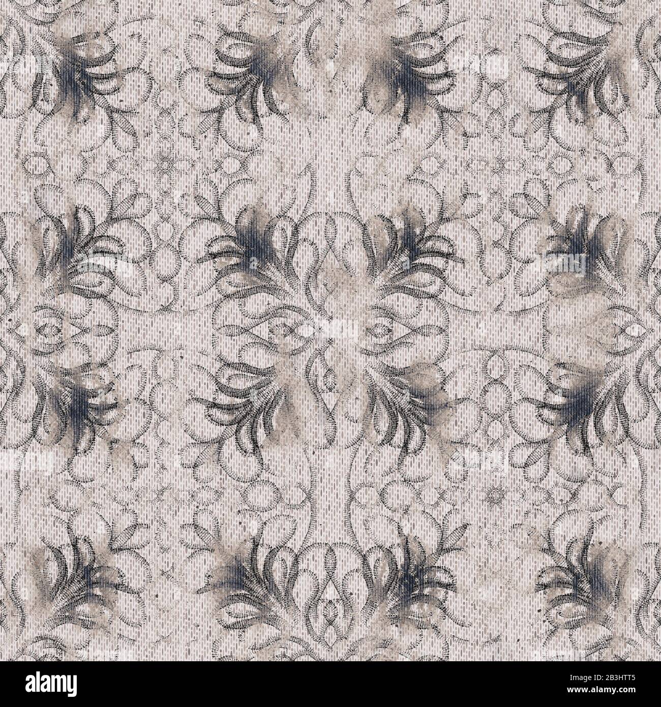 Worn faded white denim jean texture pattern swatch Stock Photo - Alamy