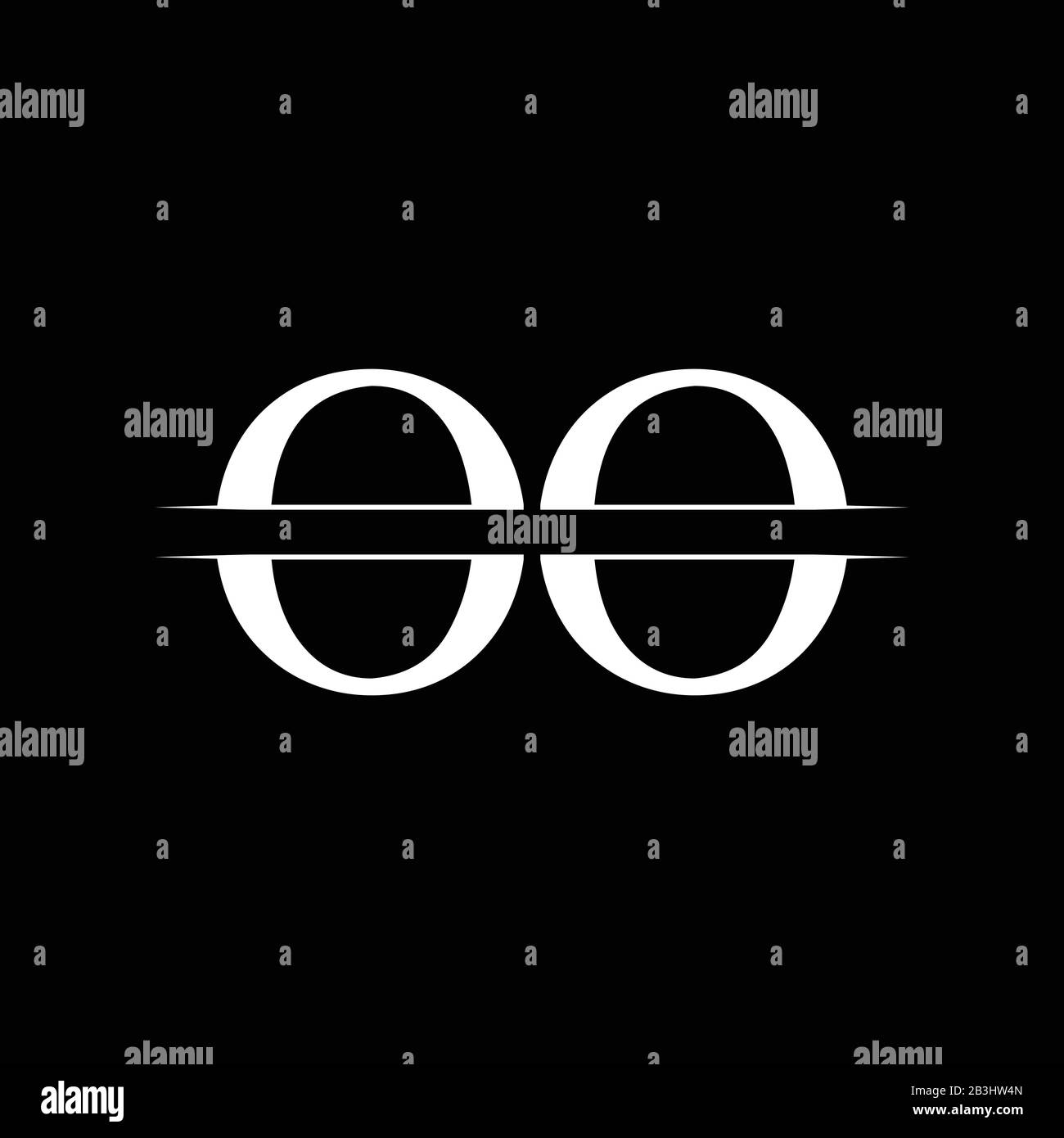 Company monogram vector Black and White Stock Photos & Images - Alamy