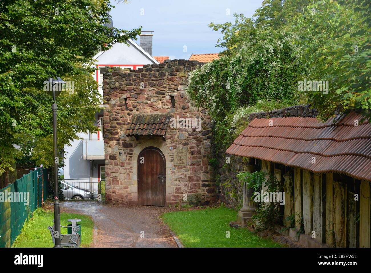 Stadtmauer, Eisenach, Thueringen, Deutschland Stock Photo - Alamy