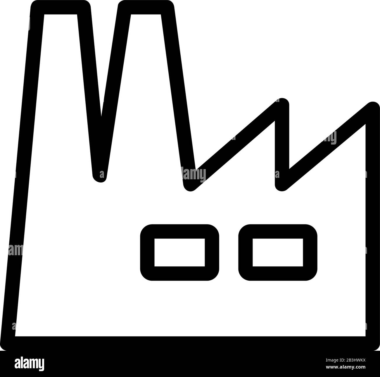 works icon vector. Isolated contour symbol illustration Stock Vector ...