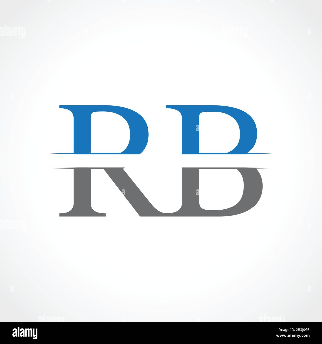 Rb letter logo vector hi-res stock photography and images - Alamy