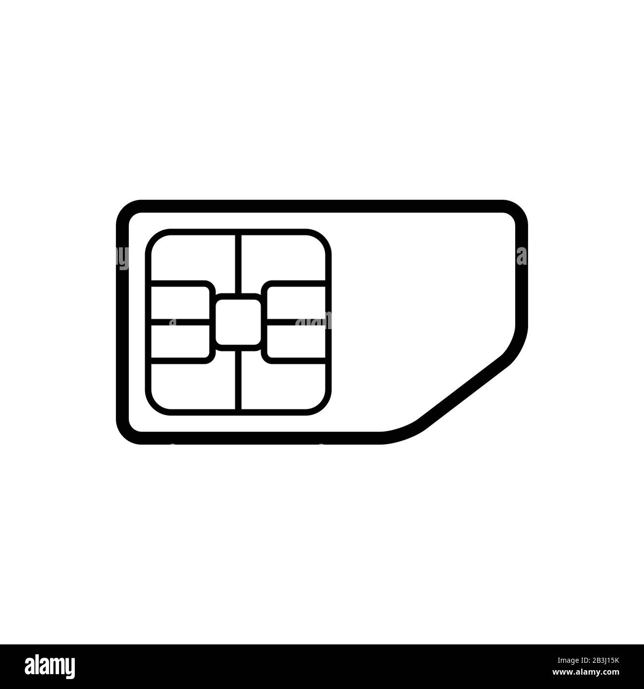 Simcard illustration Stock Vector Images - Alamy