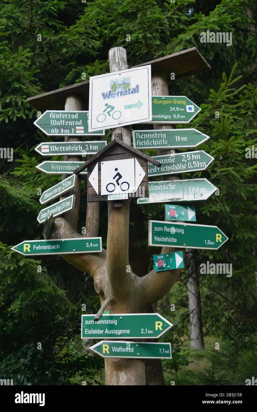 Rennsteig radweg hi-res stock photography and images - Alamy