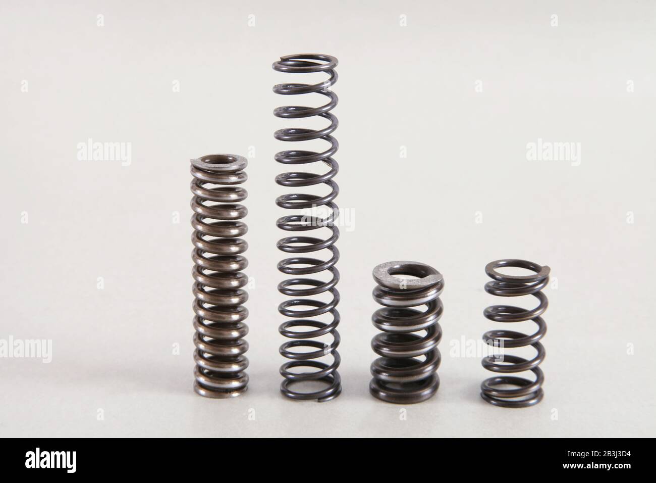 new metal springs texture background Stock Photo - Alamy