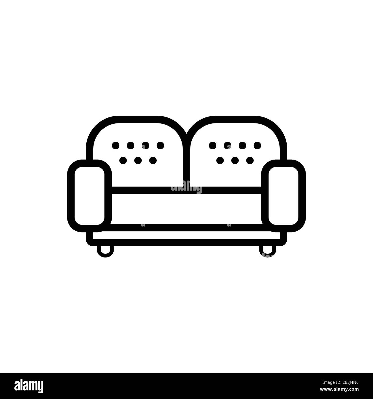 Sofa icon Stock Vector Images - Alamy