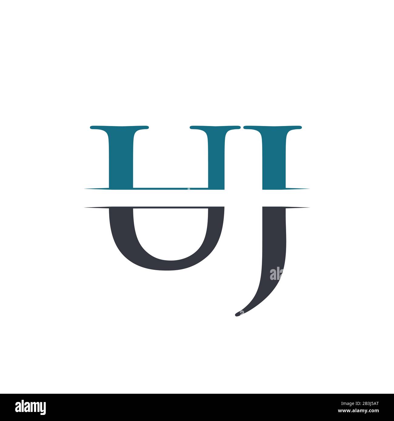 Letter uj logo hi-res stock photography and images - Alamy