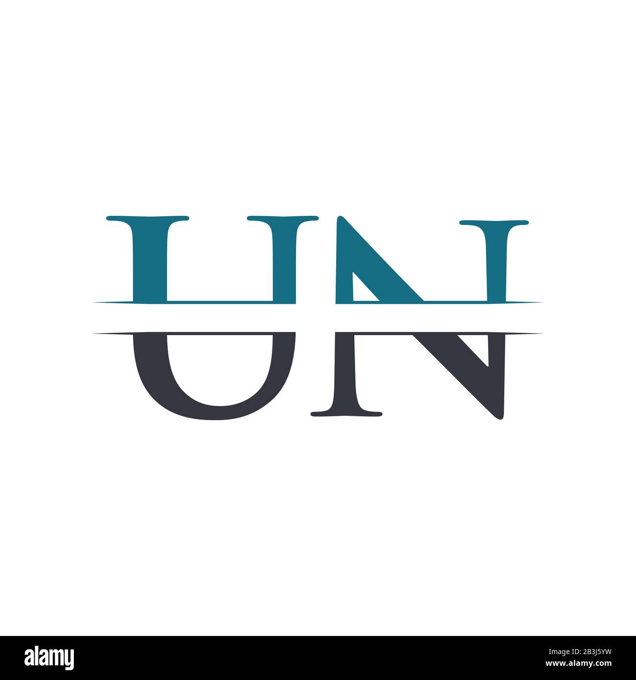 Un logo vector vectors hi-res stock photography and images - Alamy
