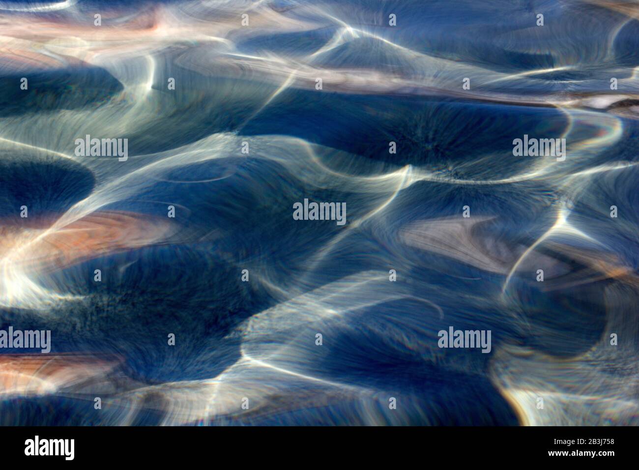 swimming pool wave pattern background Stock Photo - Alamy