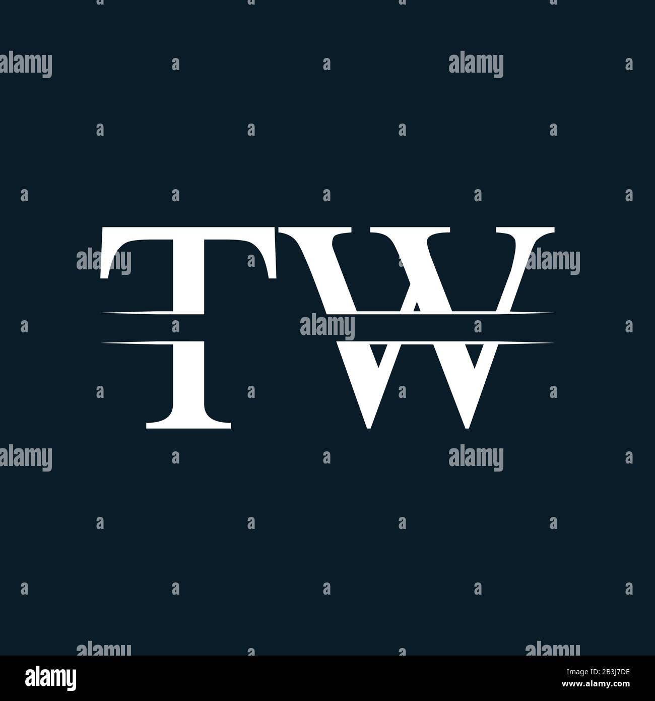 Tw logo hi-res stock photography and images - Alamy