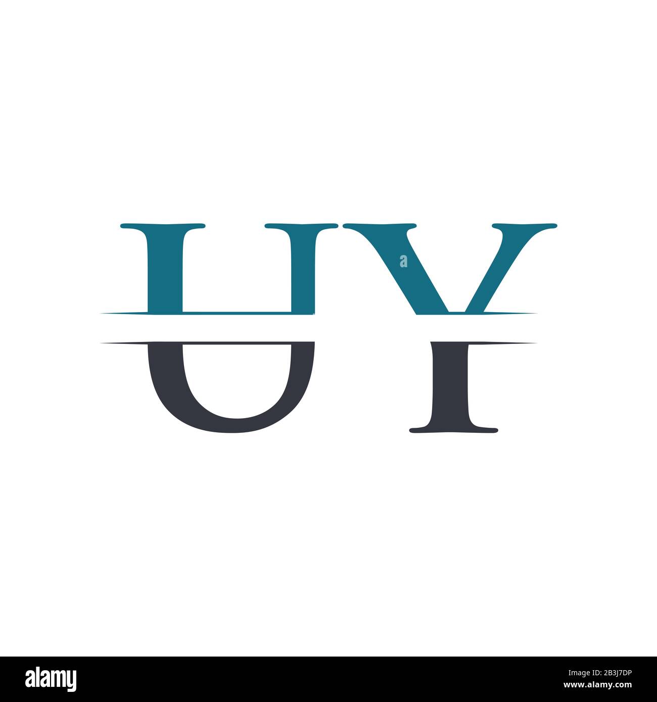 Initial Letter UY Logo Design Vector Template. UY Letter Logo Design ...