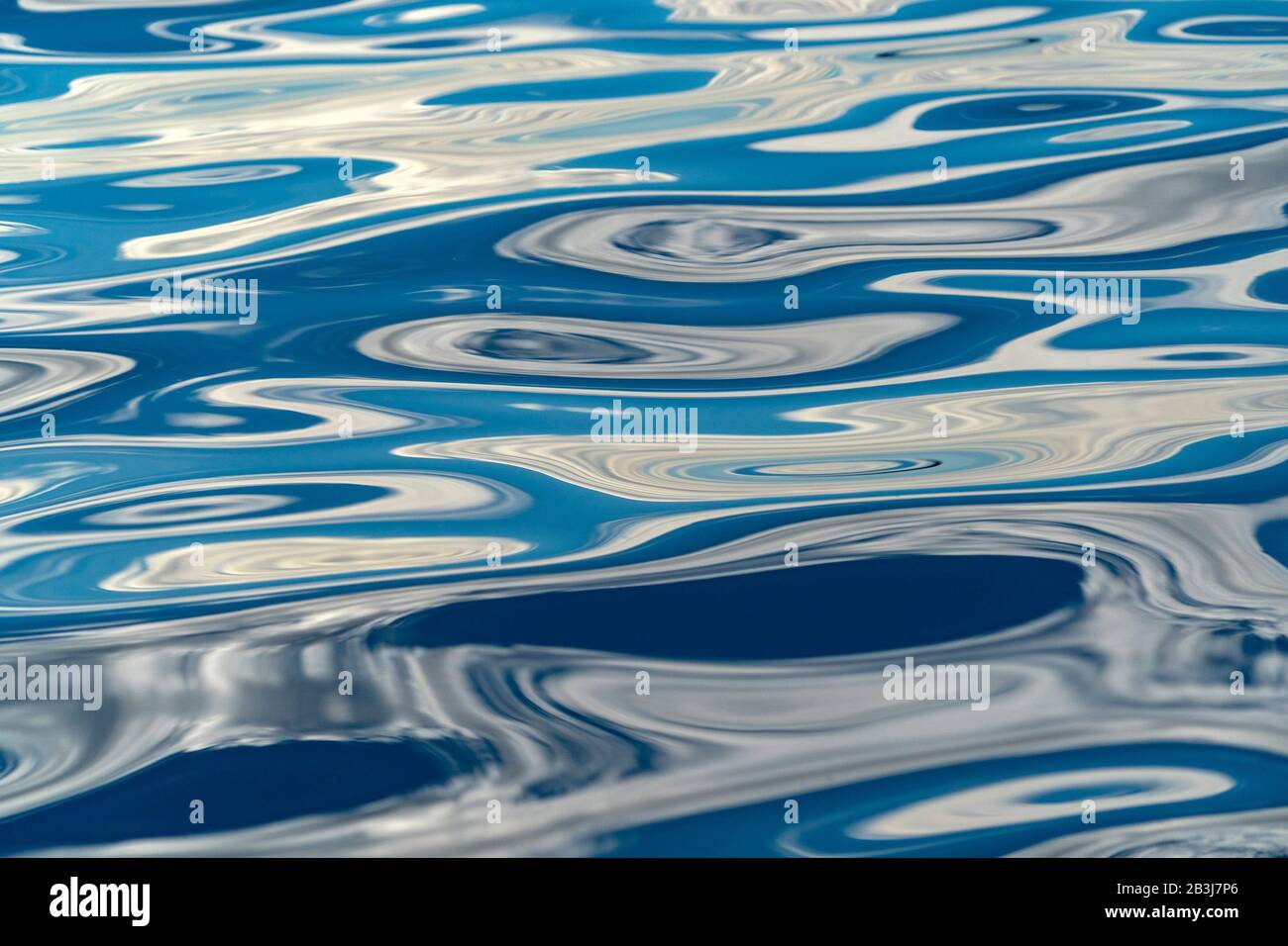 Natural shape of water colors blue sea ocean light reflections texture ...