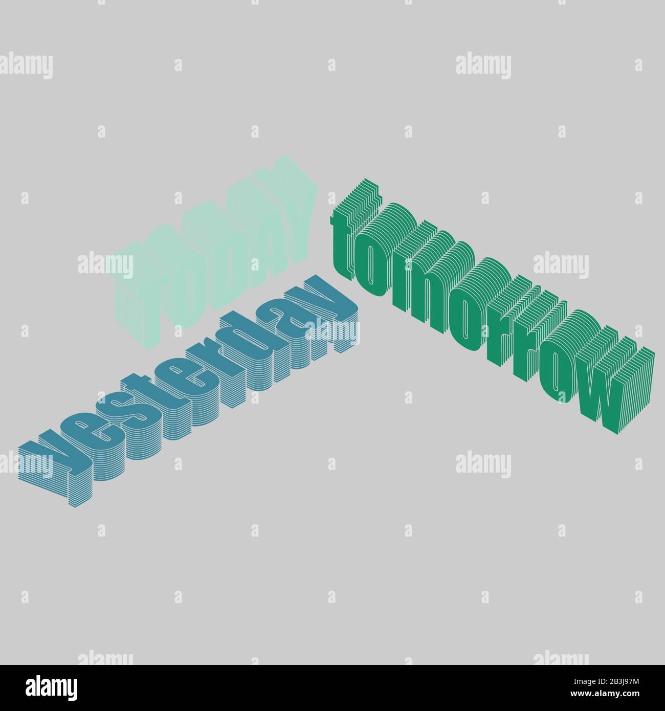 Created text on 3D shapes, stock vector Stock Vector Image & Art - Alamy