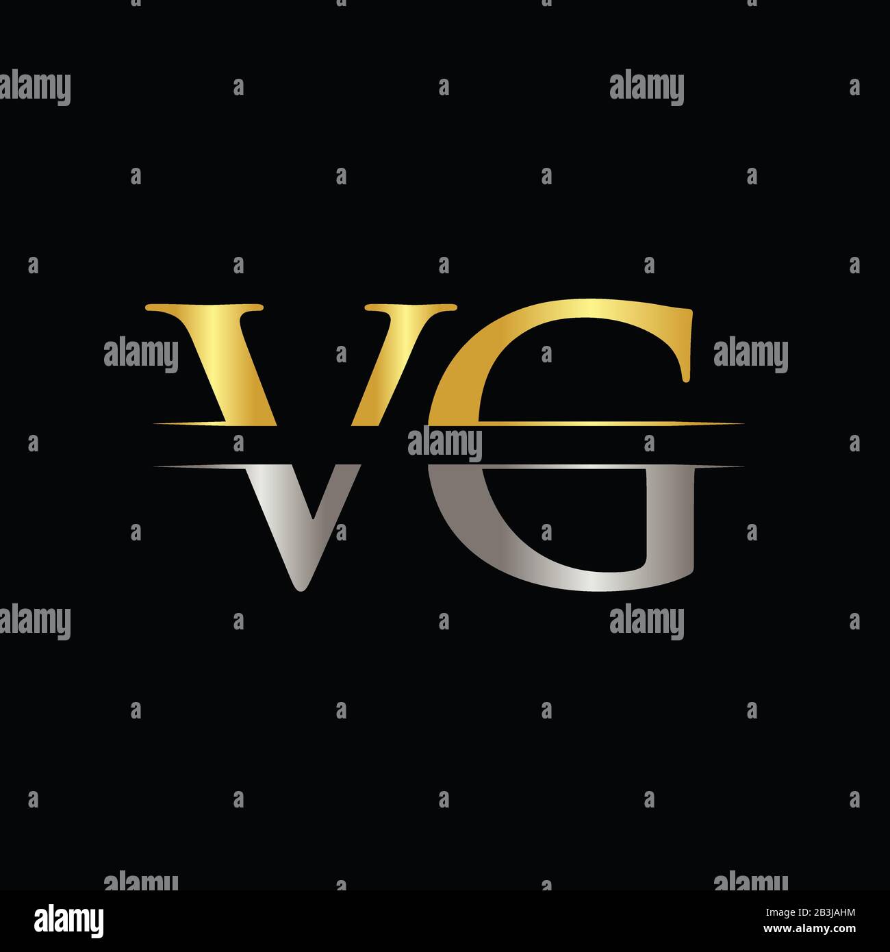 Vg letter logo hi-res stock photography and images - Alamy