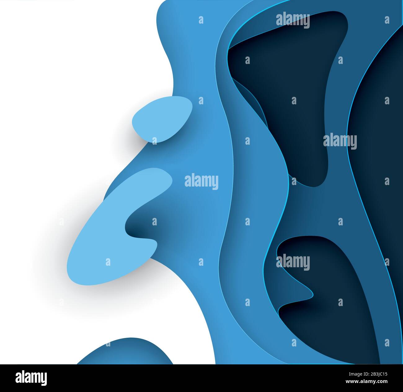 Abstract background with paper cut. Vector design layout Stock Vector ...