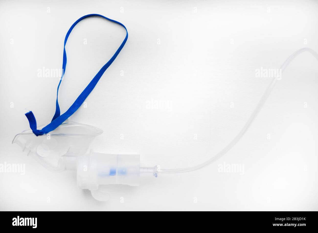 Ultrasonic inhaler or nebulizer on white background. Respiratory ...