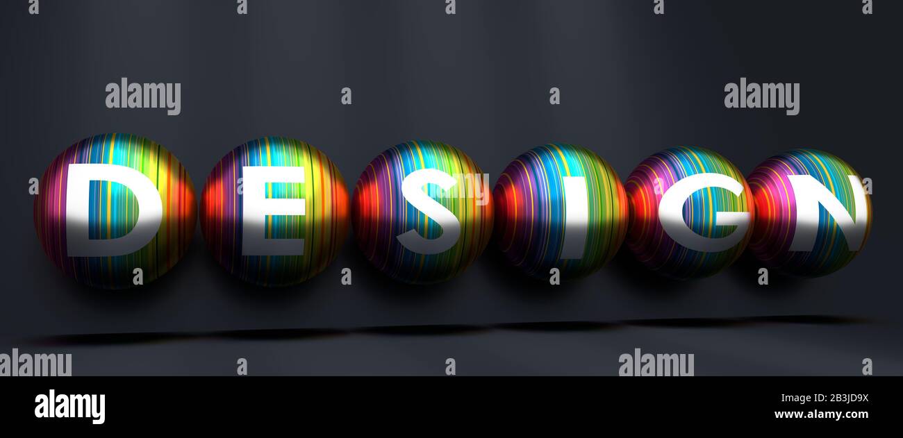 Design word lettering Stock Photo - Alamy