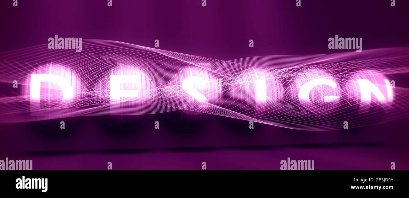 Design word lettering Stock Photo - Alamy