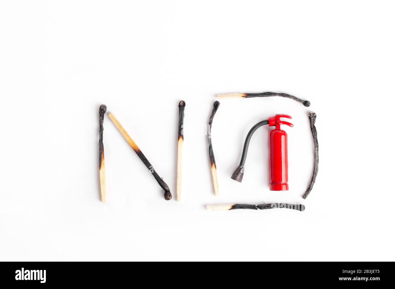 No fire match stick sign hi-res stock photography and images - Alamy