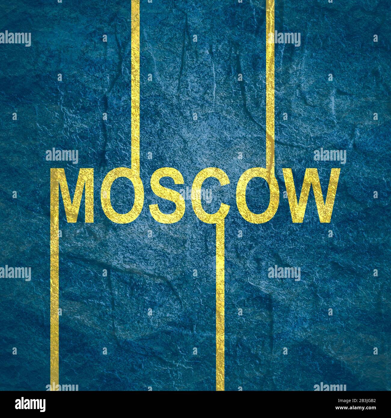 Moscow city name Stock Photo - Alamy
