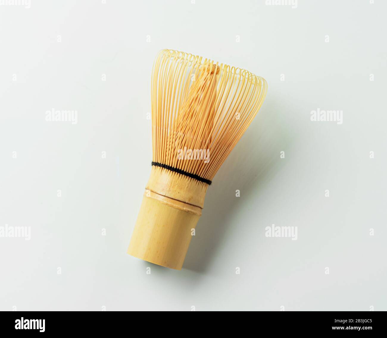 Bamboo Matcha Tea Whisk also know as chasen. Isolated on white ...