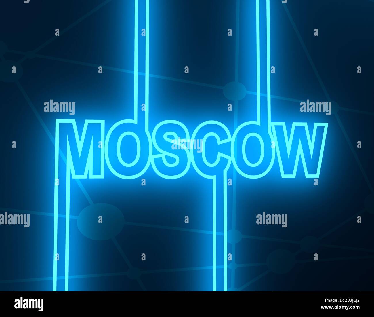 Moscow city name Stock Photo - Alamy